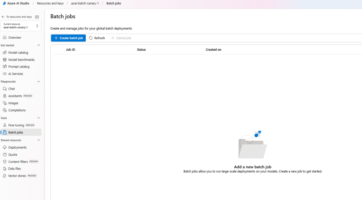 Using the Batch API with Azure OpenAI | Lunary